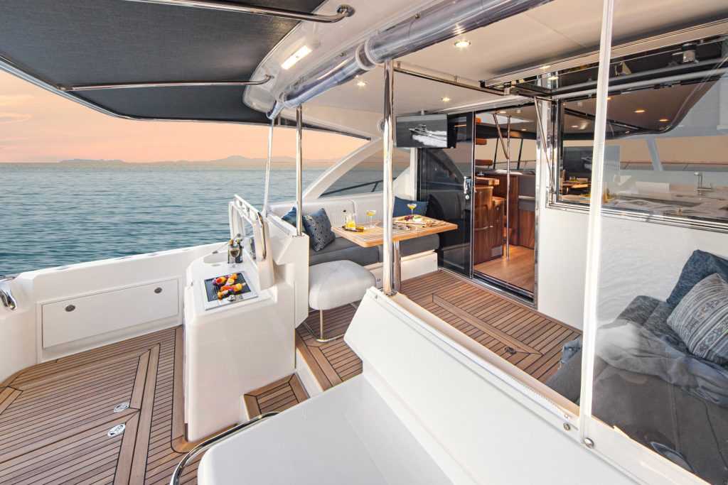 Riviera reveals new Sports Motor Yacht during a spectacular launch ...