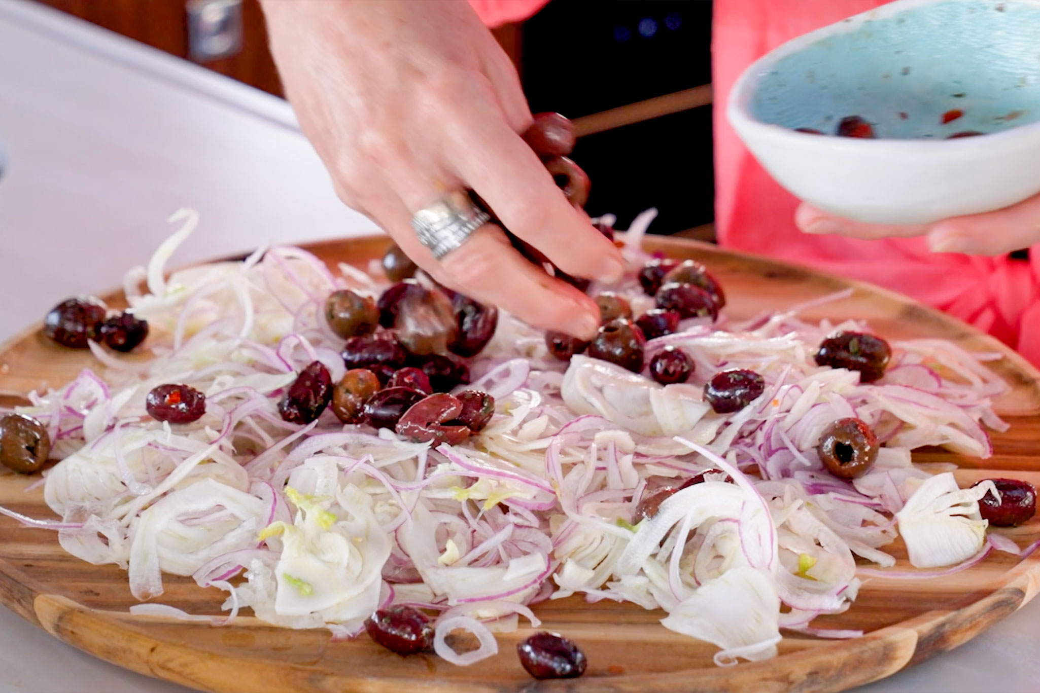 Sally Jenyns serves up a fantastic Fennel, Red Onion and Orange Salad ...